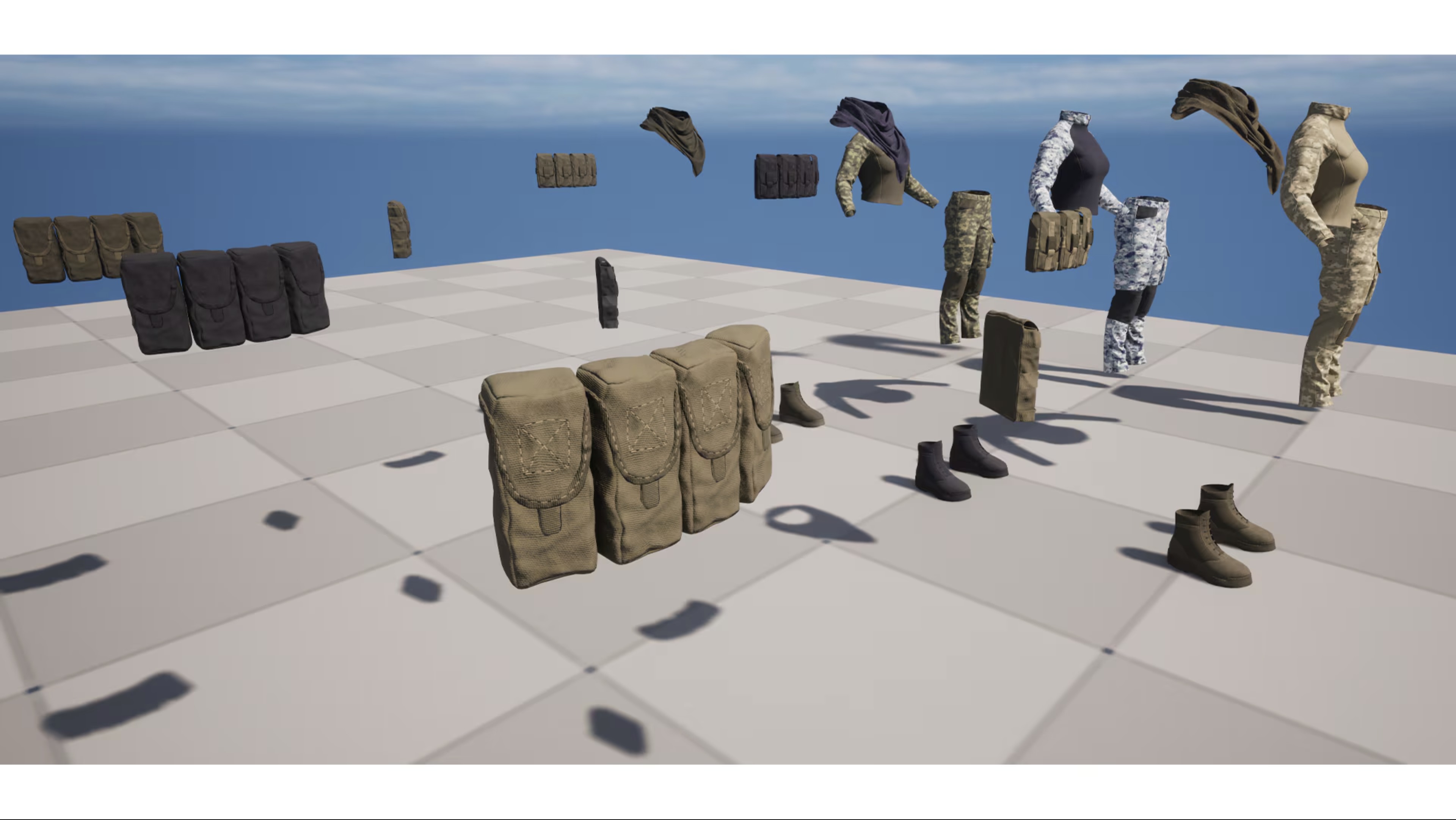 3D model Tactical Clothing Vol 1 For MetaHuman - Game Ready - Rigged VR ...