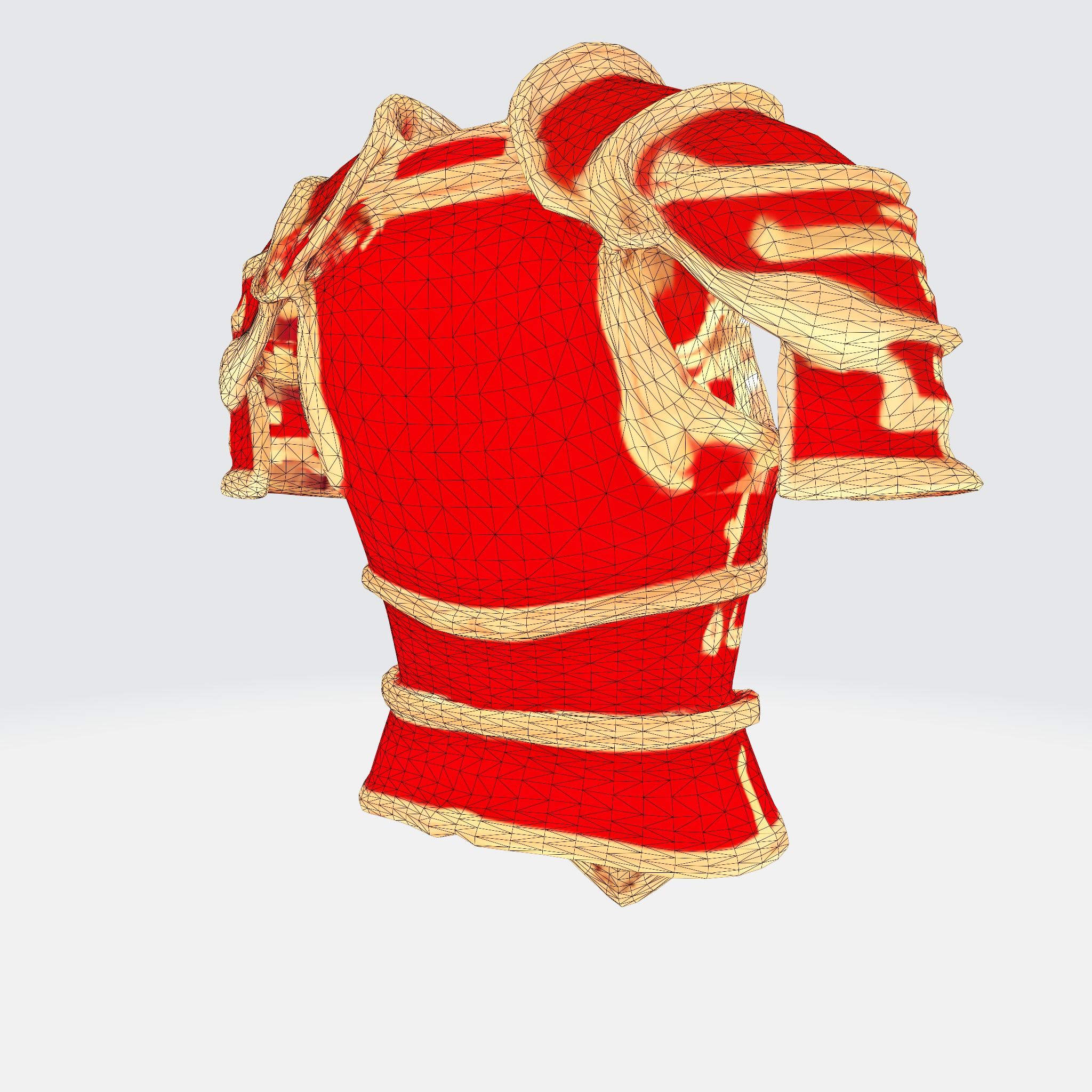 Regal Flame Armor 3D model | CGTrader