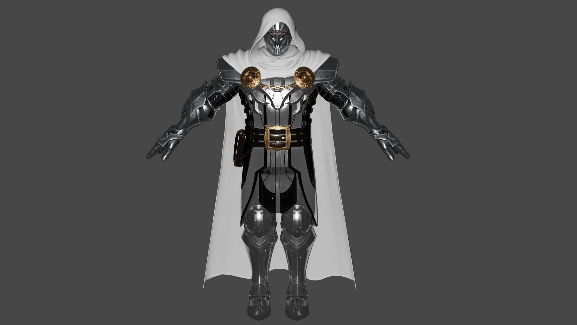 God Emperor Doom 3D model rigged | CGTrader