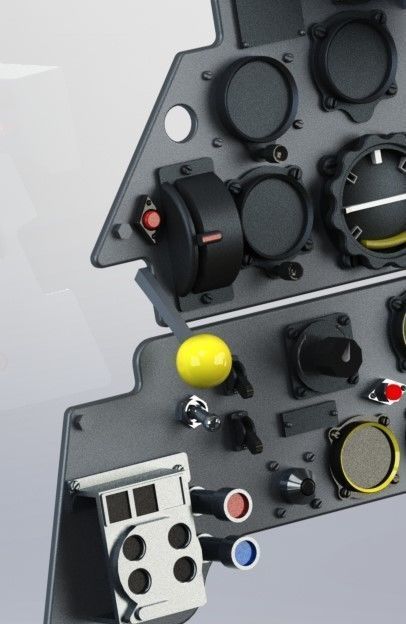 ME109 high definition complete cockpit 3D model 3D printable | CGTrader