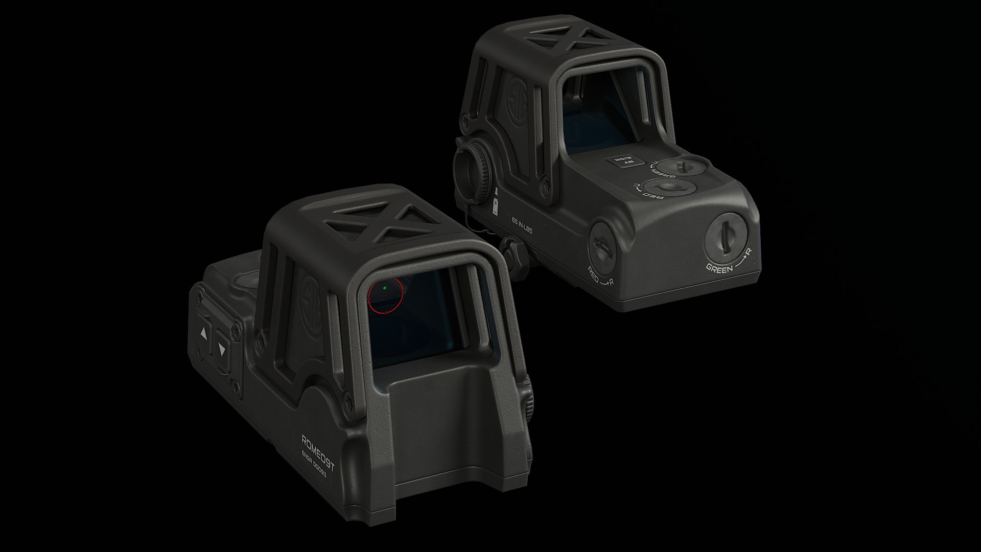 3D model SIG Sauer ROMEO9T Red Dot VR / AR / low-poly | CGTrader