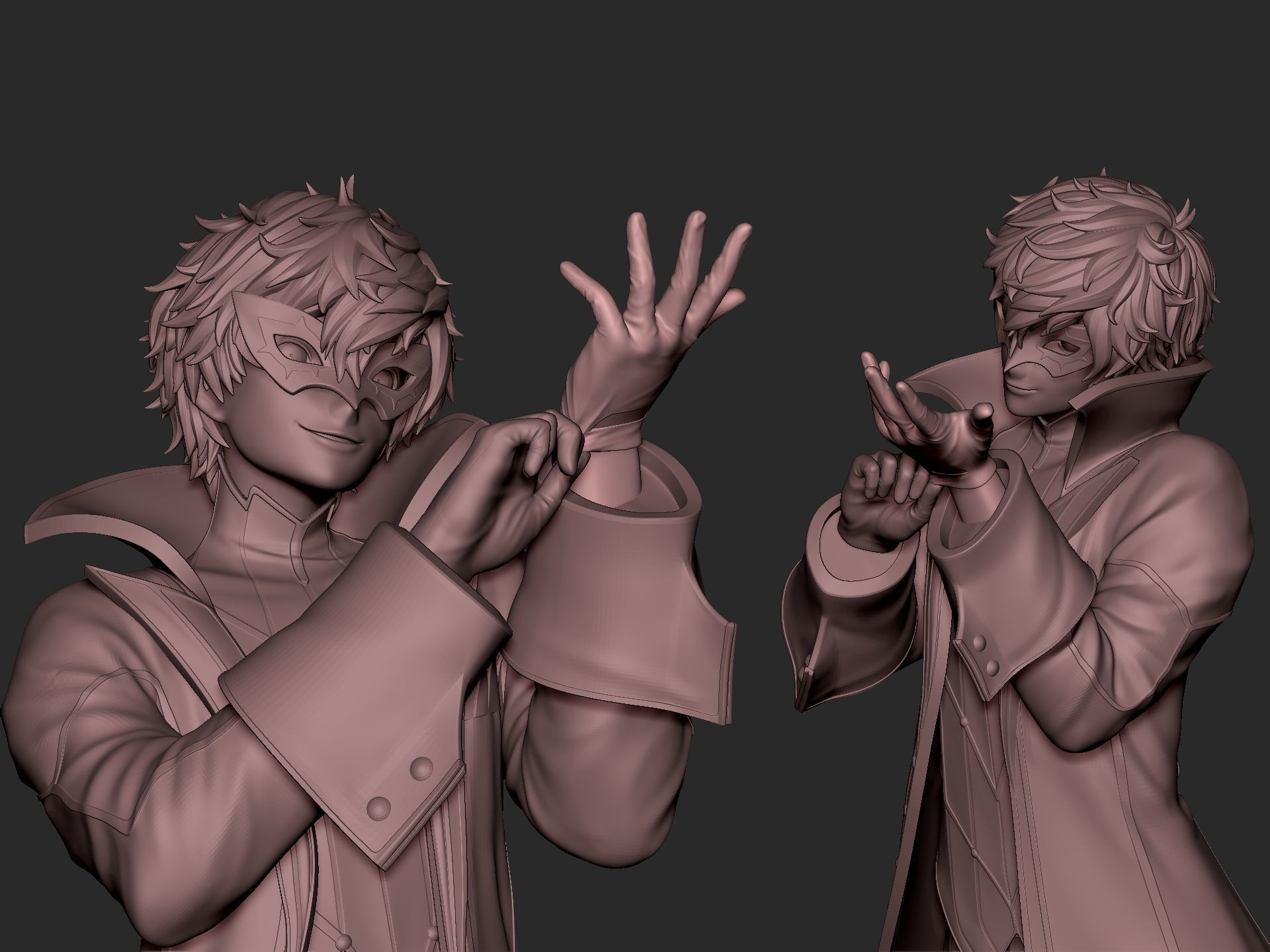 Joker - Persona 5 3D model 3D printable | CGTrader