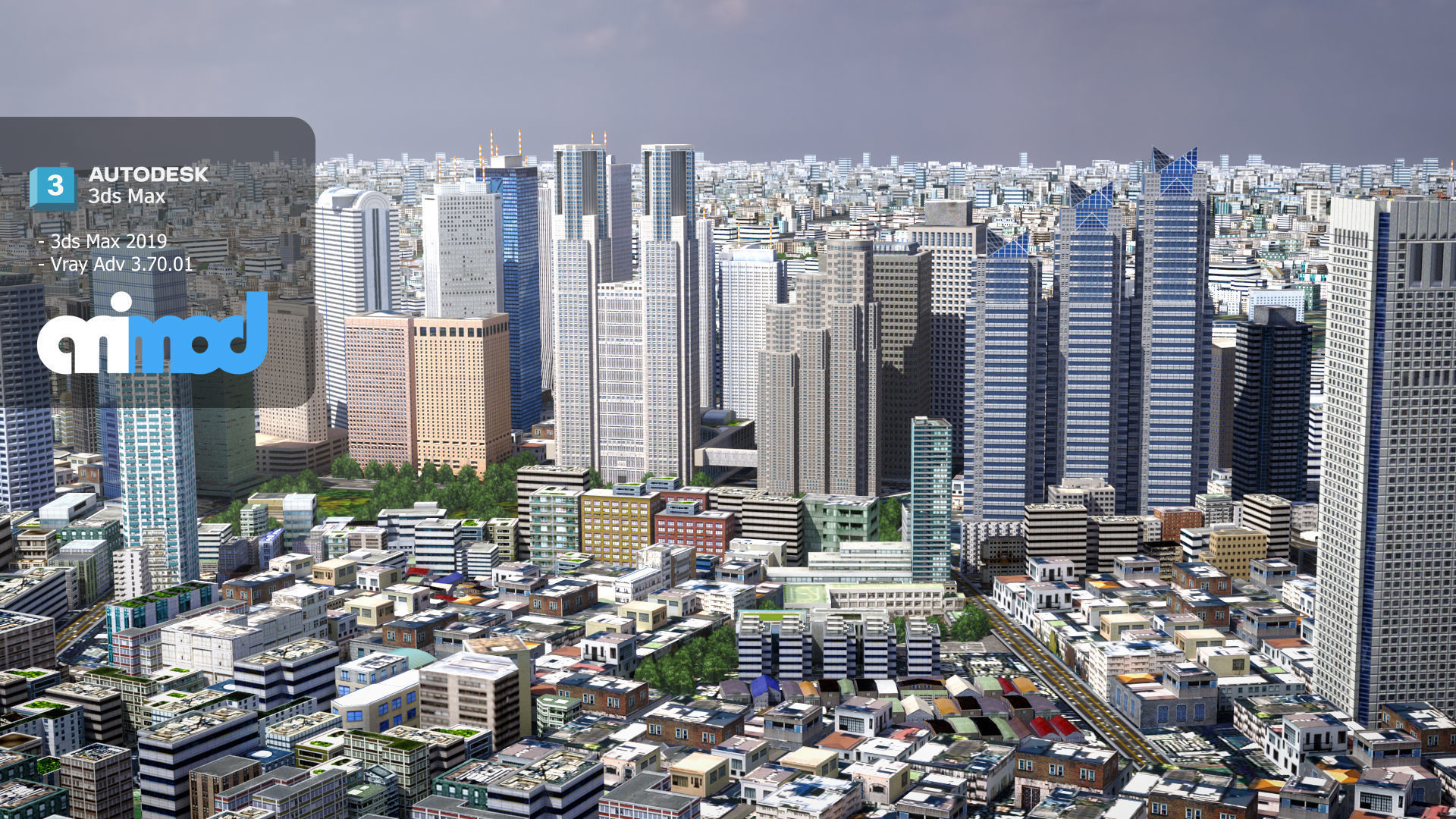 Japanese Streetscape Tokyo 0018 3D model | CGTrader