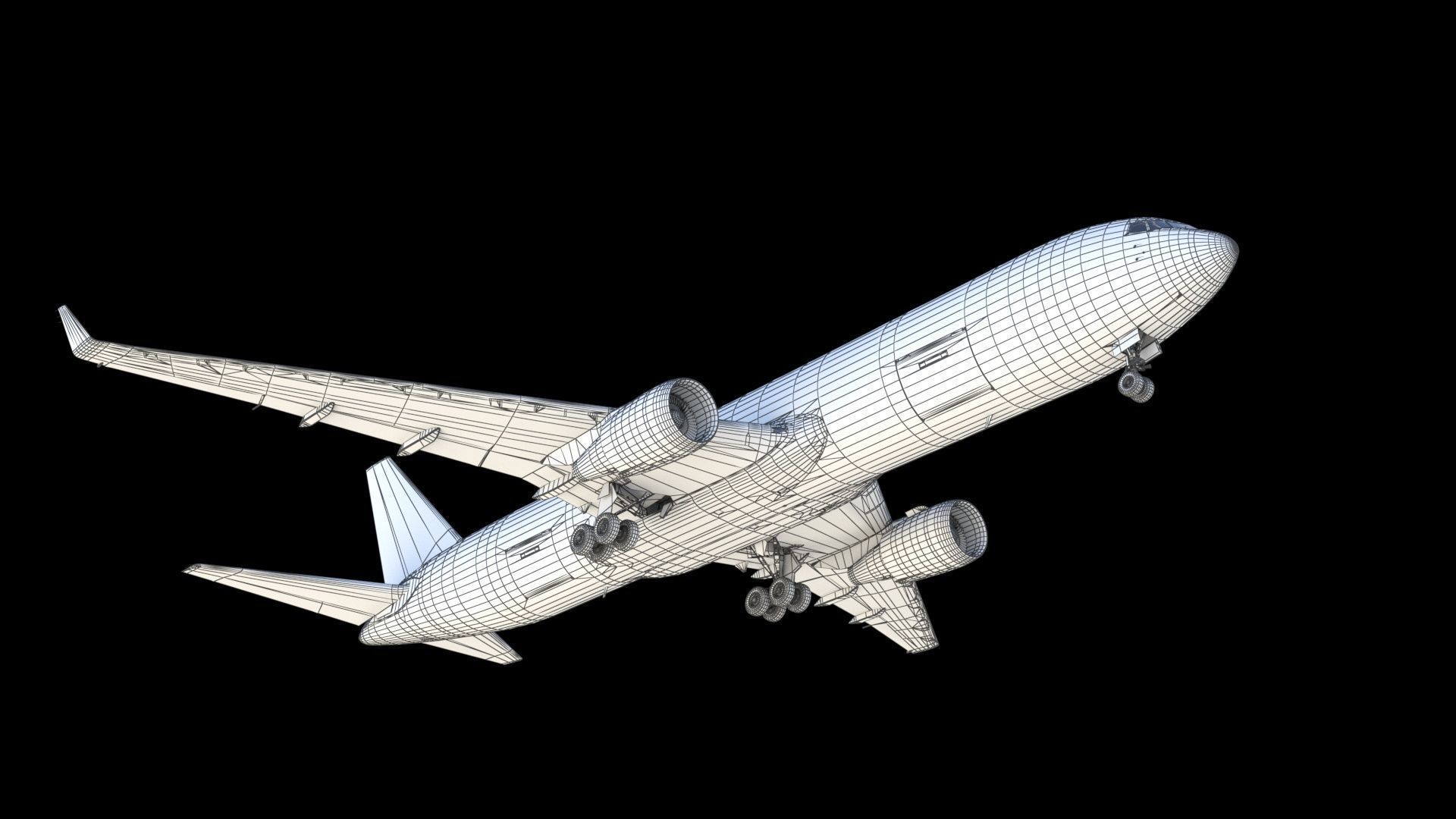Boeing 767 300F 3D model | CGTrader
