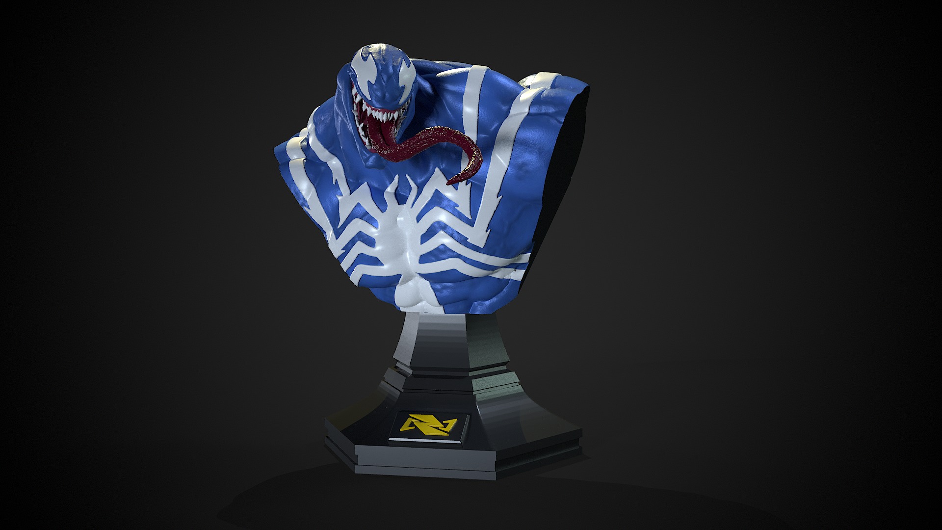 Venom from Marvel Rivals Bust for 3D PRINTING 3D model 3D printable ...