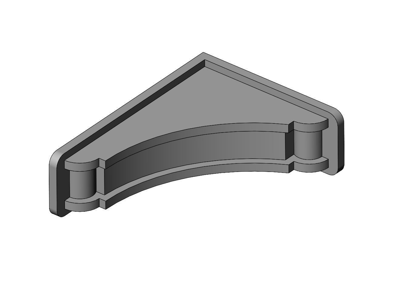 Stepped wall shelf bracket and corbel 3D model 3D printable | CGTrader