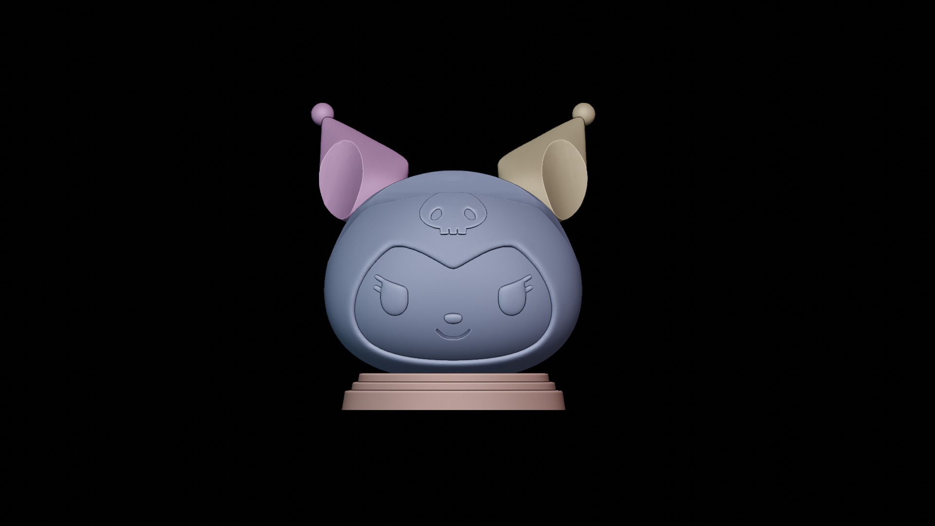 kuromi Joystick Stand - Hello Kitty 3D model 3D printable | CGTrader