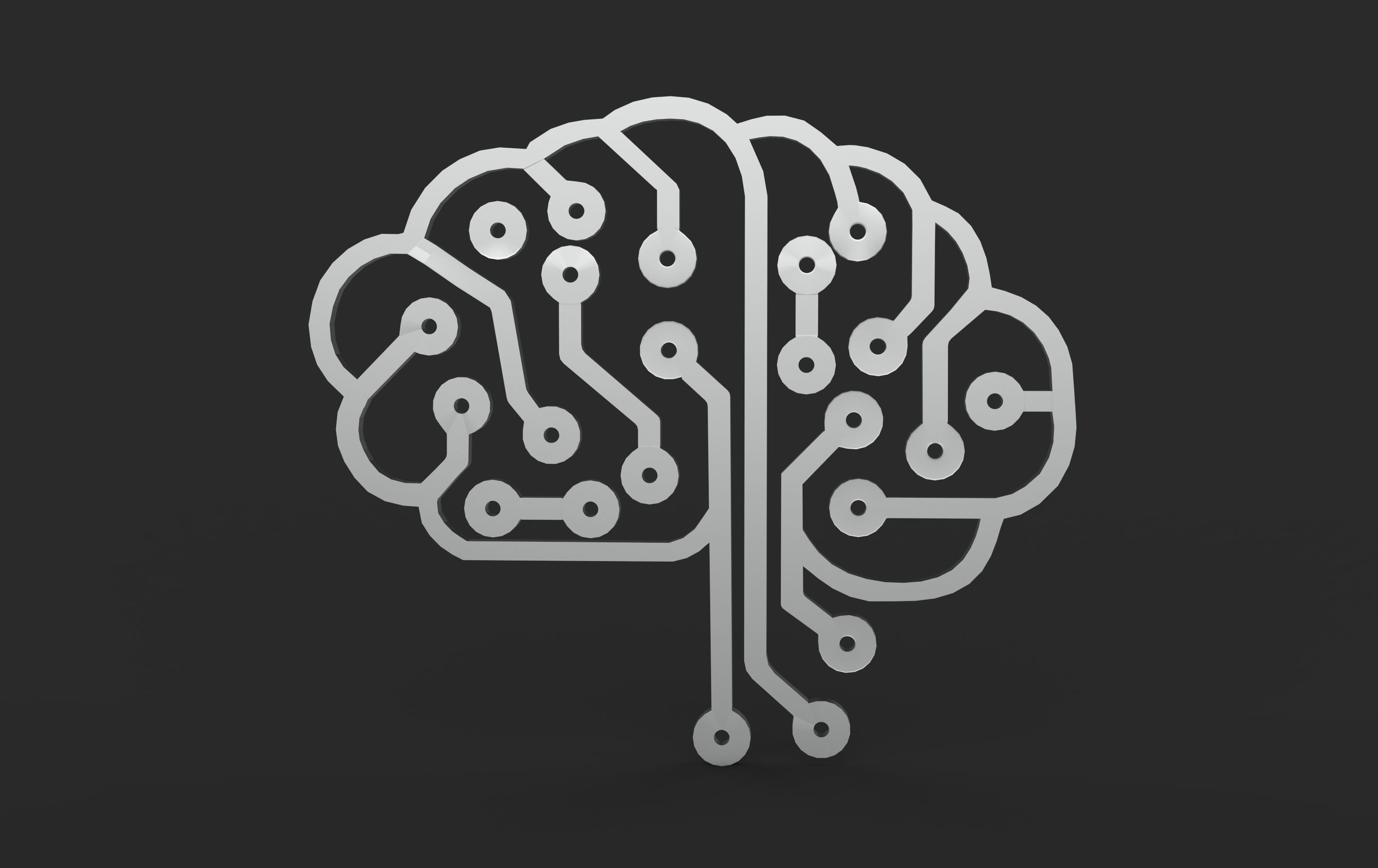 Ai brain 3D model animated | CGTrader