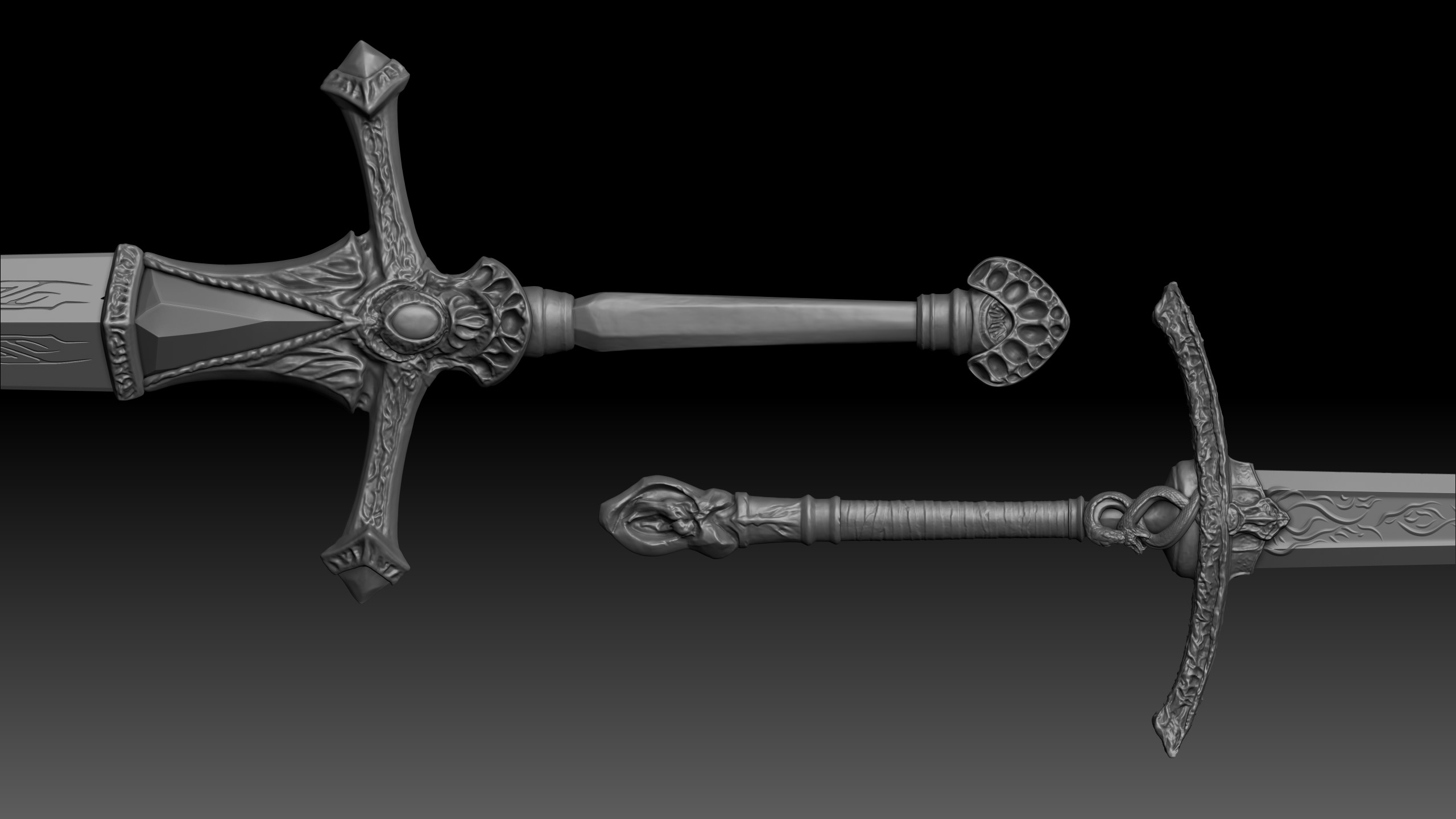 Rellana Twin Blades - Shadow of the Erdtree weapon 3D model 3D ...
