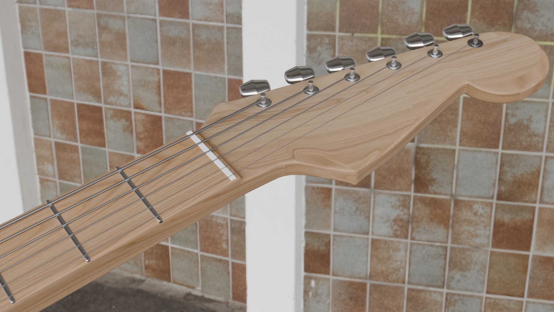 Generic Guitar Blender Decor free 3D model | CGTrader