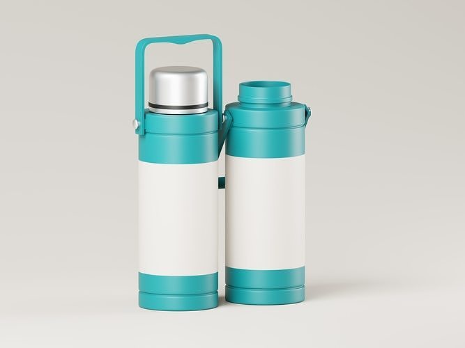 3D model Vacuum Flask 3D Model VR / AR / low-poly | CGTrader