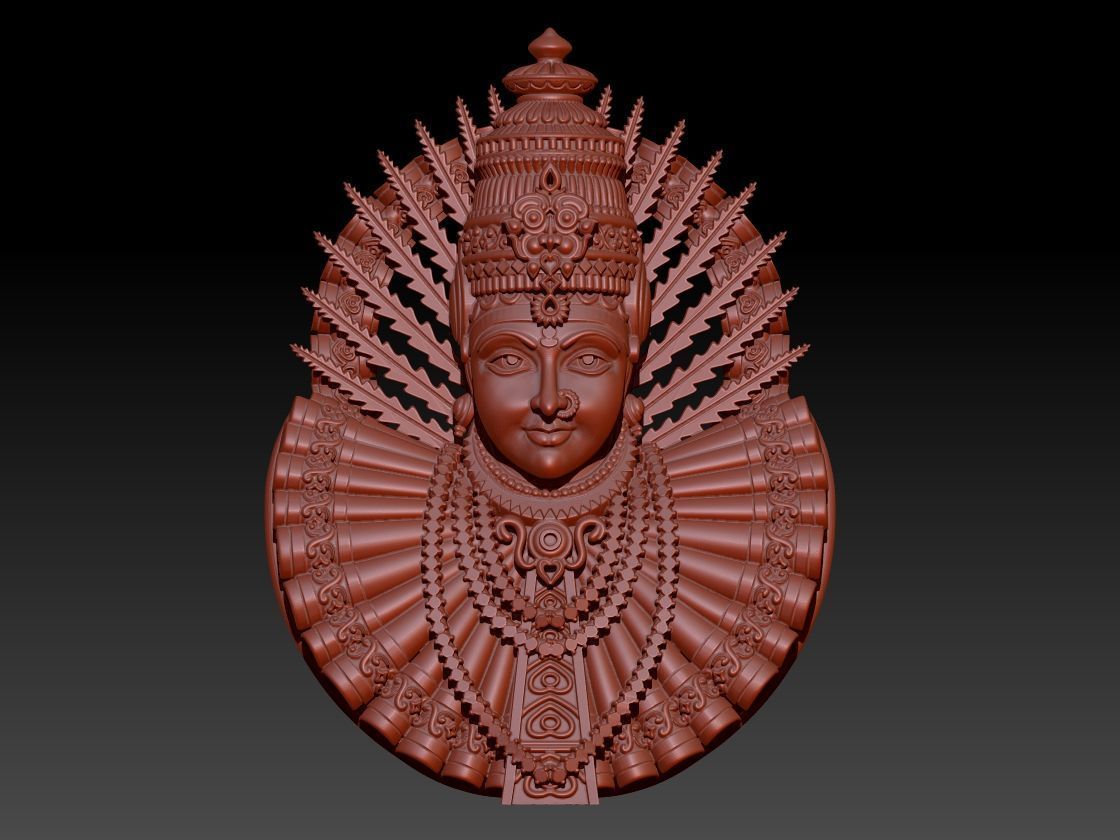 Yellamma devi 3D print model stl file 3D model 3D printable | CGTrader