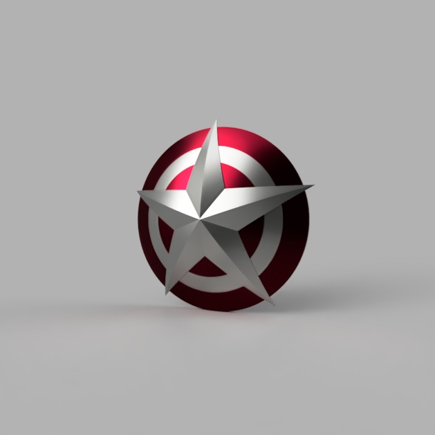 Marvel Comics Captain America Red Guardian and others Shields 3D model ...