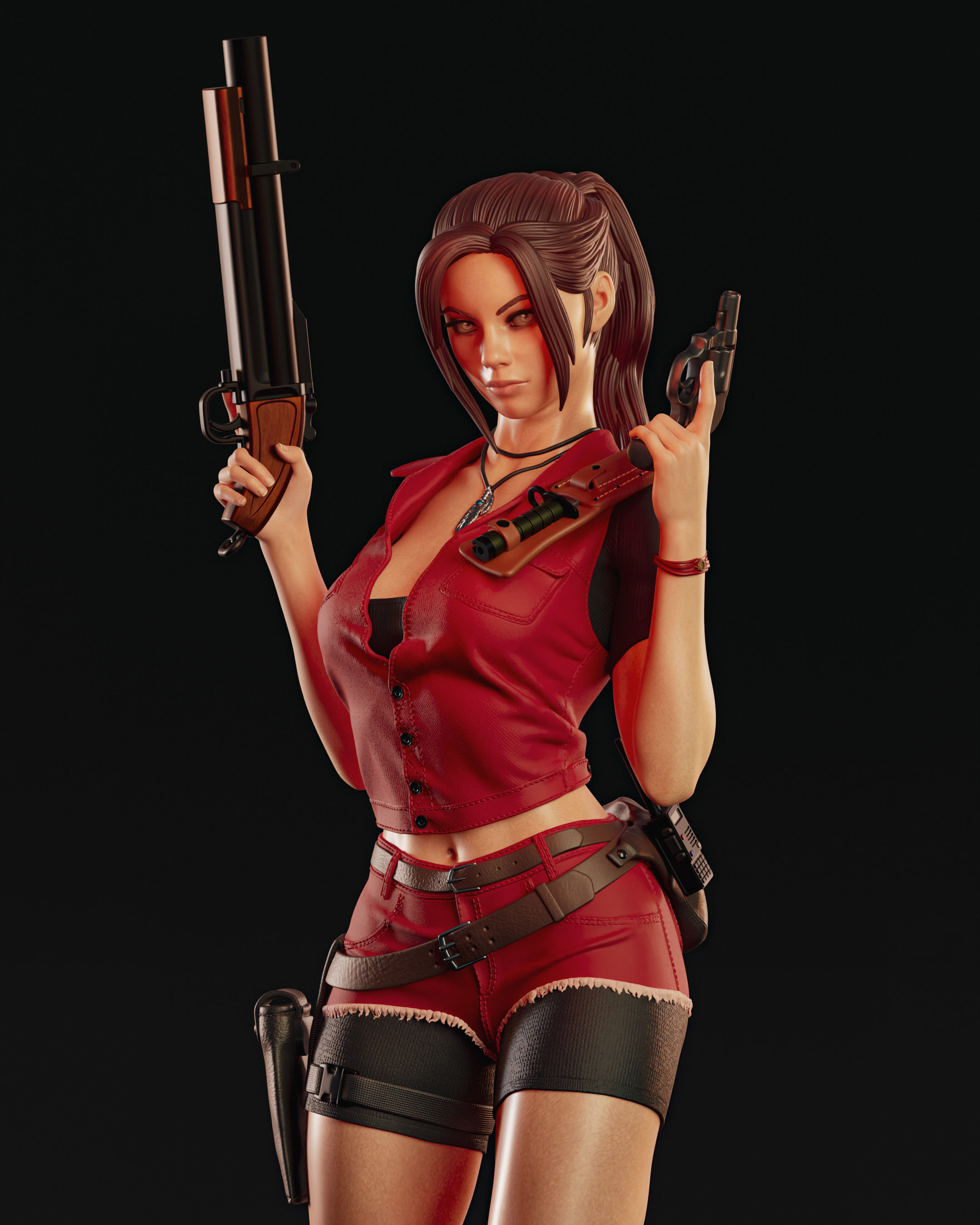 Claire Redfield 3D model 3D printable | CGTrader