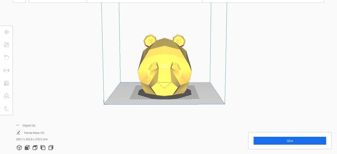 Panda Mask 3D model 3D printable | CGTrader