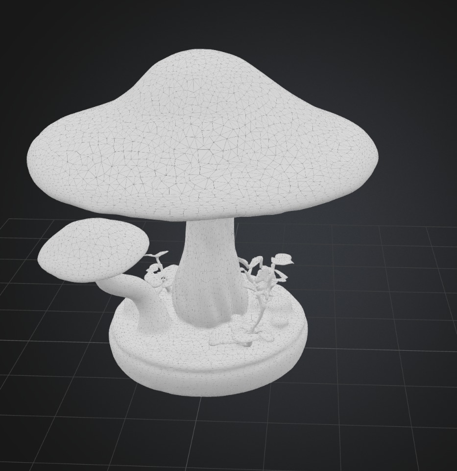 Fantasy Rainbow Mushroom - High-Detail 3D Model free 3D model | CGTrader
