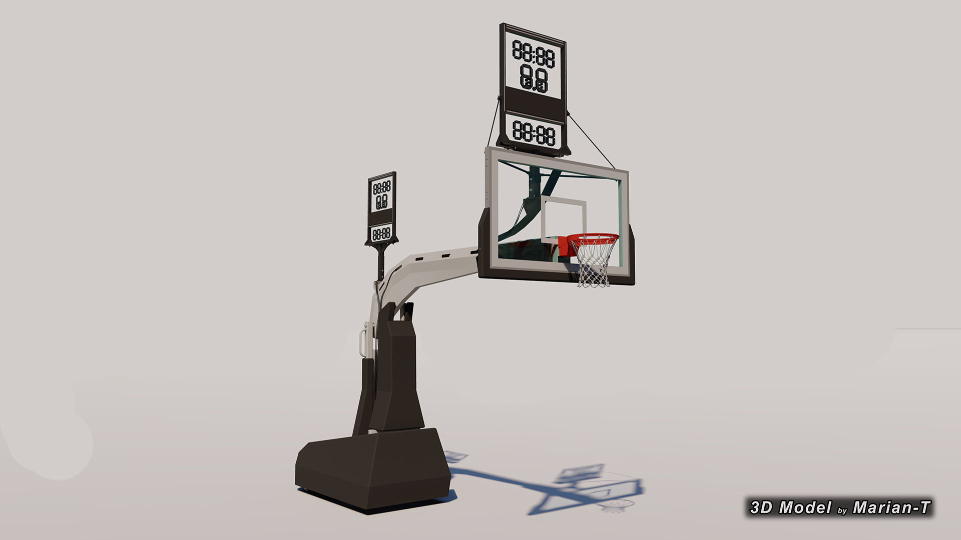 3D model SPALDING Renegade Basketball Hoop - NBA - NCAA VR / AR / low ...