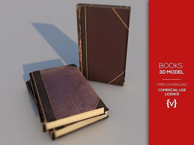 books free 3D model | CGTrader