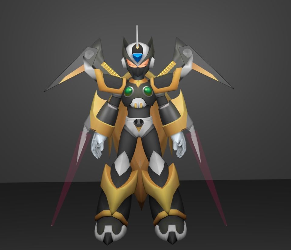 mega armor zero 3D model animated rigged | CGTrader