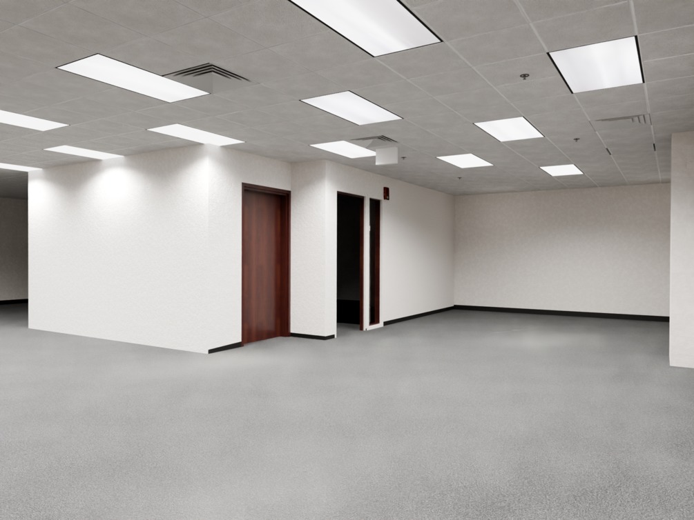 Backrooms Office Liminal Space 3D model | CGTrader