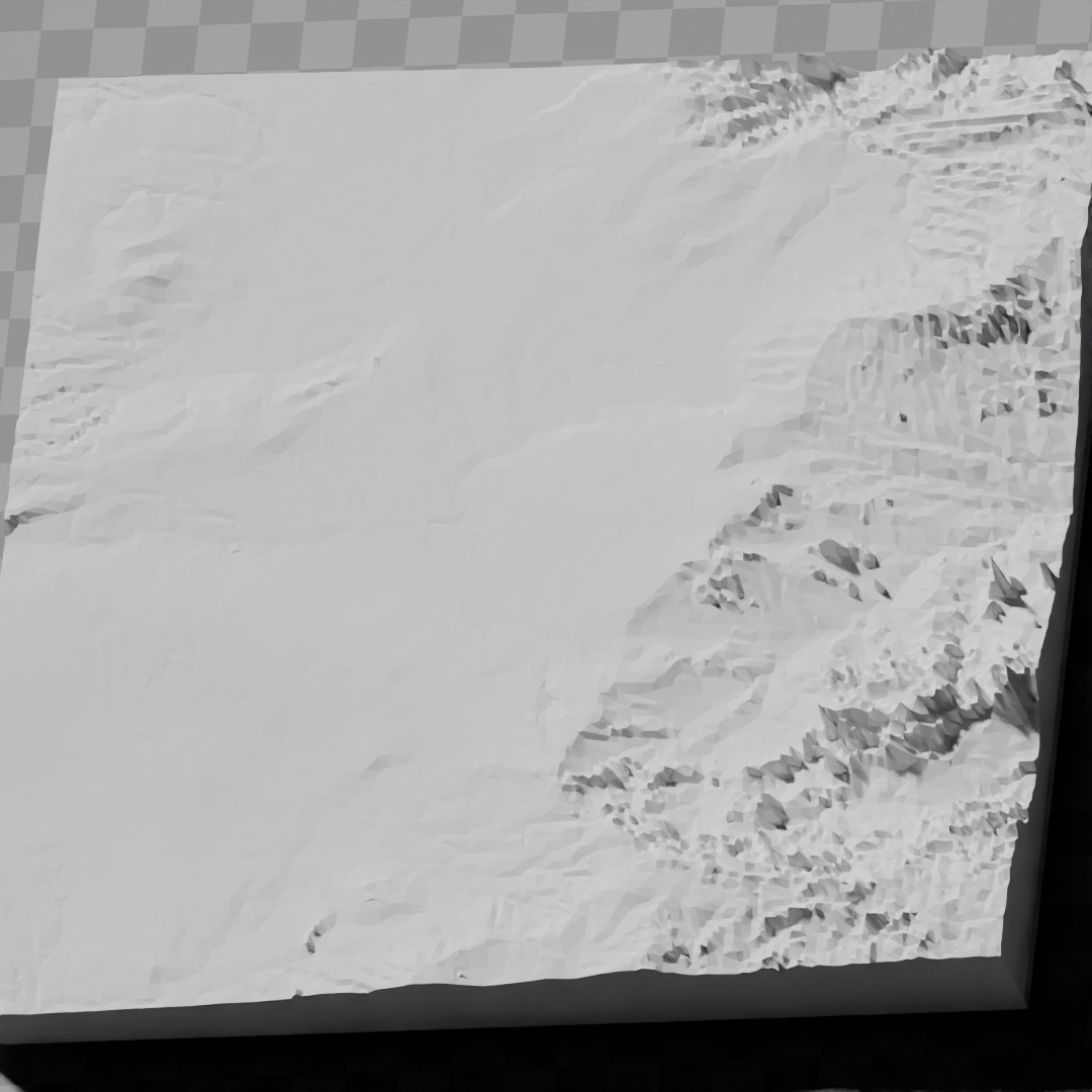 Botswana topography relief maps collection free VR / AR / low-poly 3D ...