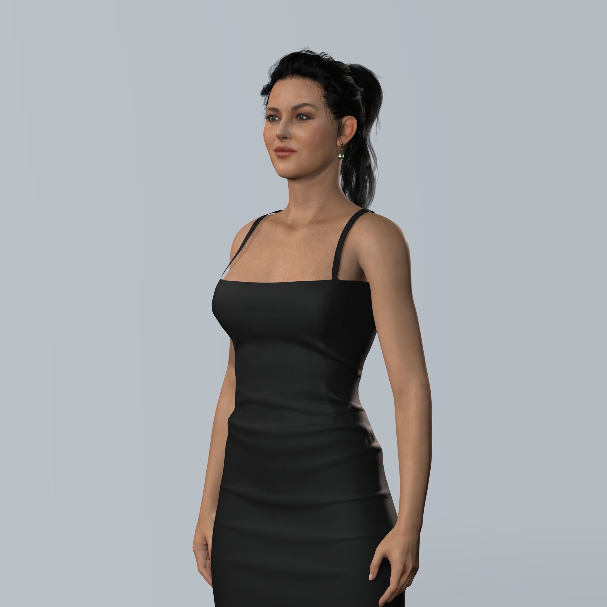 3D model Monica Bellucci 3D Model Low-poly VR / AR / low-poly | CGTrader