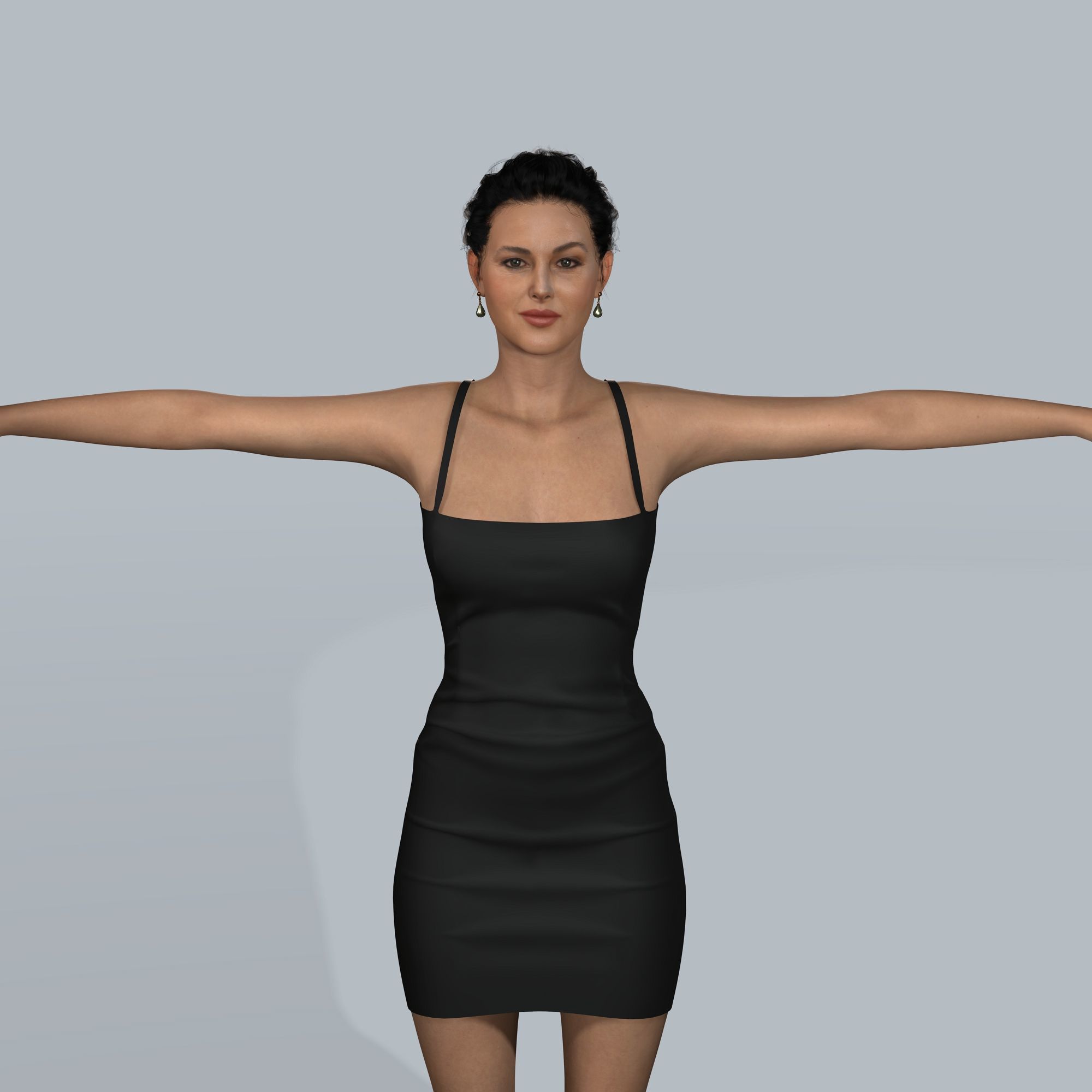3D model Monica Bellucci 3D Model Low-poly VR / AR / low-poly | CGTrader