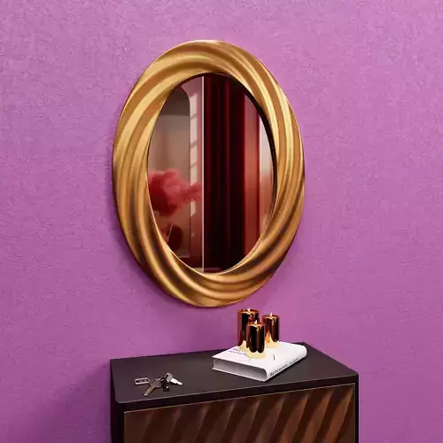 Mirror Oval free 3D model | CGTrader