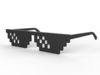 Thug Life Glasses 3D model animated | CGTrader