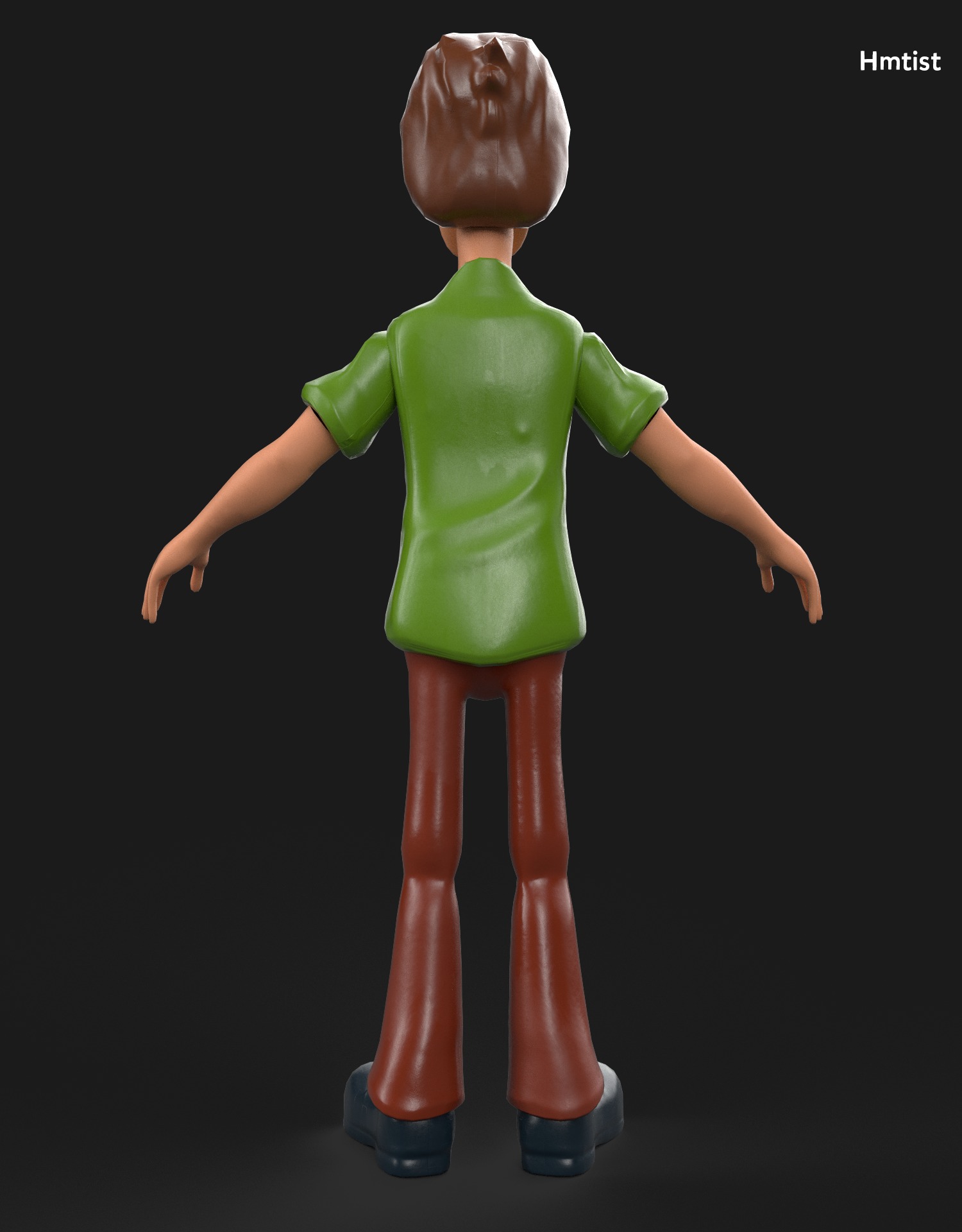 3D model 3d Scooby Doo Game Rigged Character Shaggy 3D model VR / AR ...