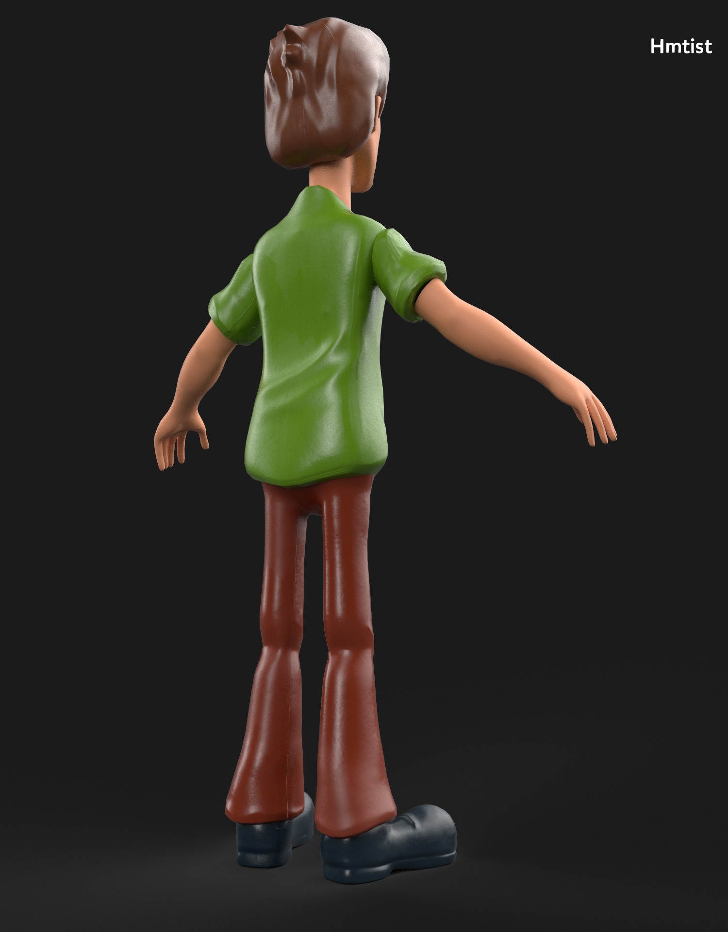 3D model 3d Scooby Doo Game Rigged Character Shaggy 3D model VR / AR ...