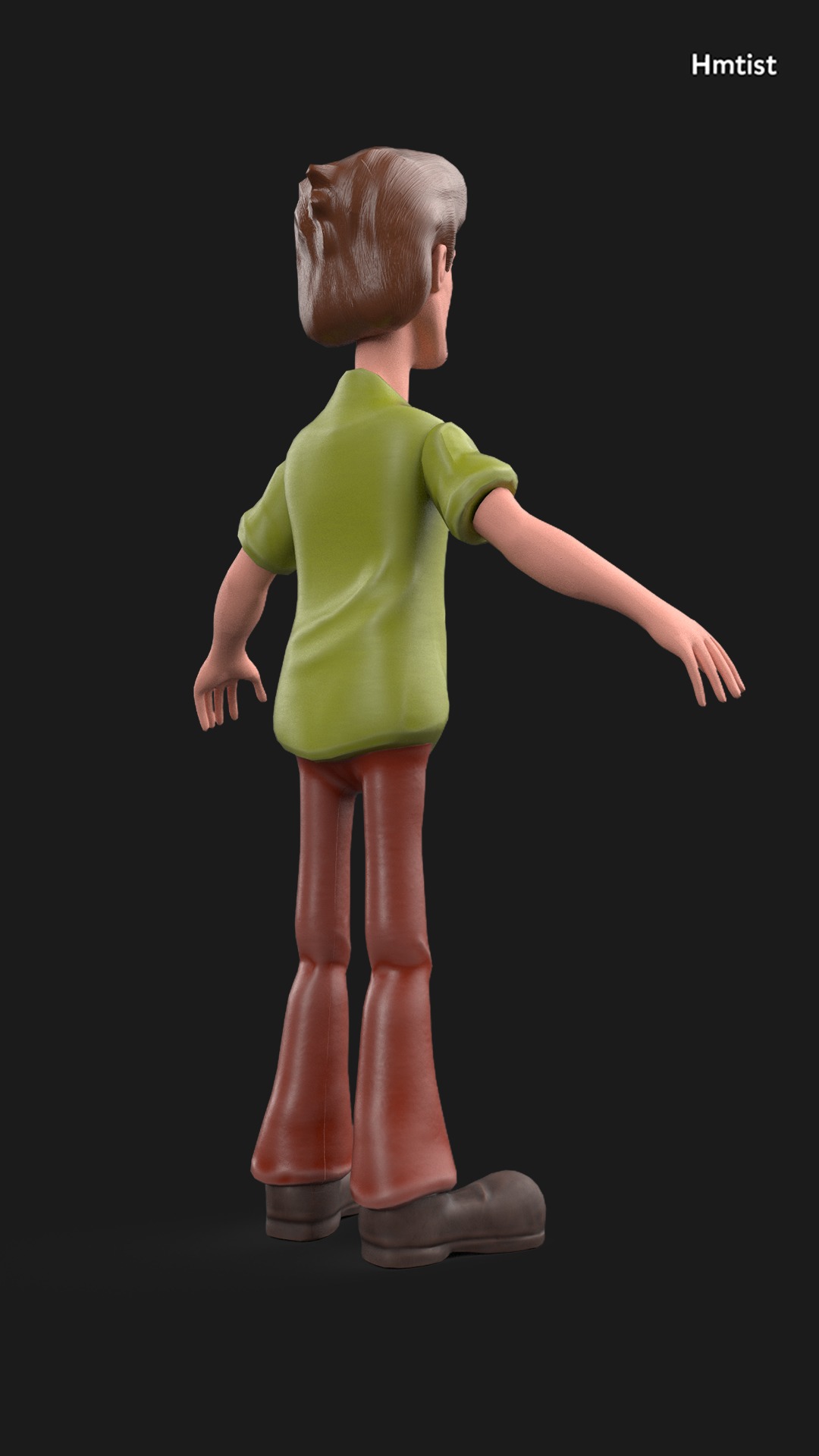3D model 3d Scooby Doo Game Rigged Character Shaggy 3D model VR / AR ...