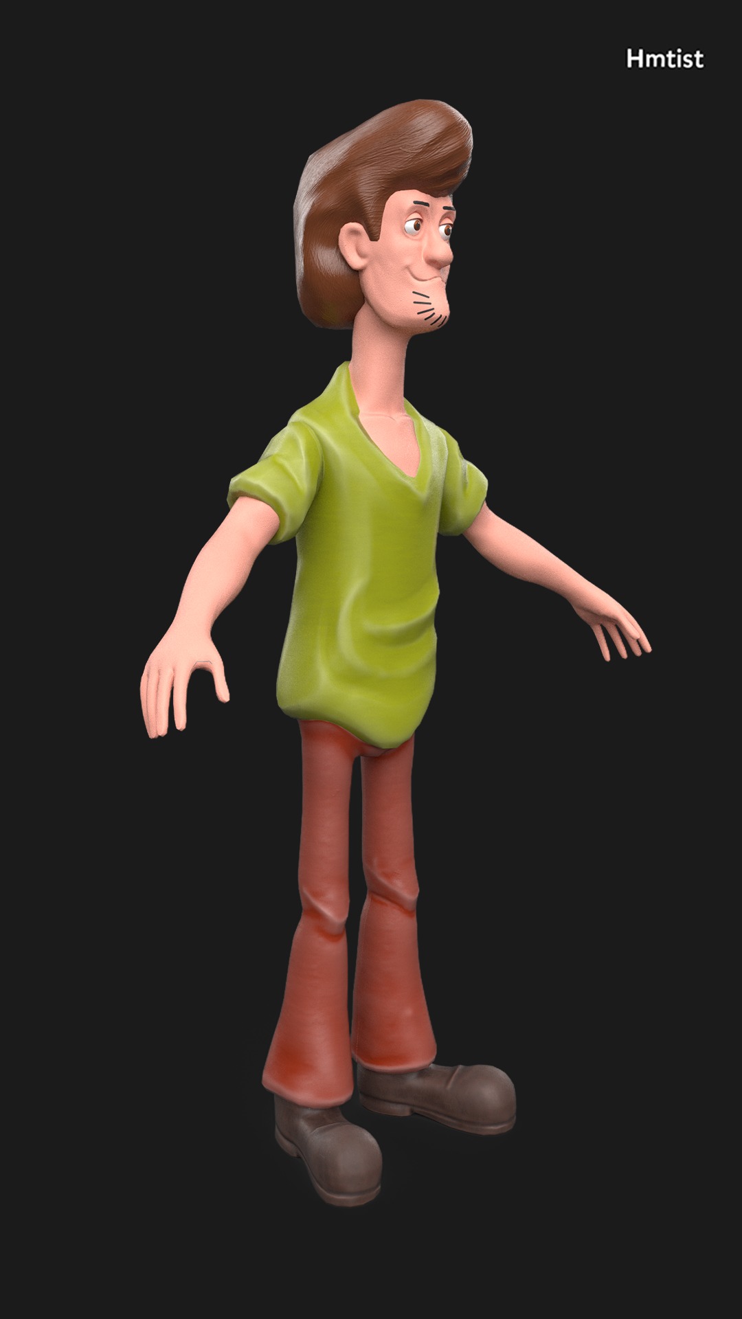3D model 3d Scooby Doo Game Rigged Character Shaggy 3D model VR / AR ...
