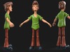 3D model 3d Scooby Doo Game Rigged Character Shaggy 3D model VR / AR ...