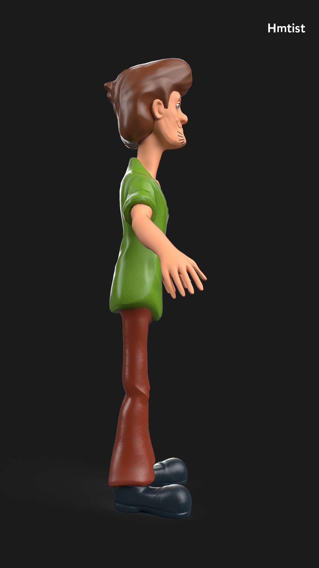 3D model 3d Scooby Doo Game Rigged Character Shaggy 3D model VR / AR ...