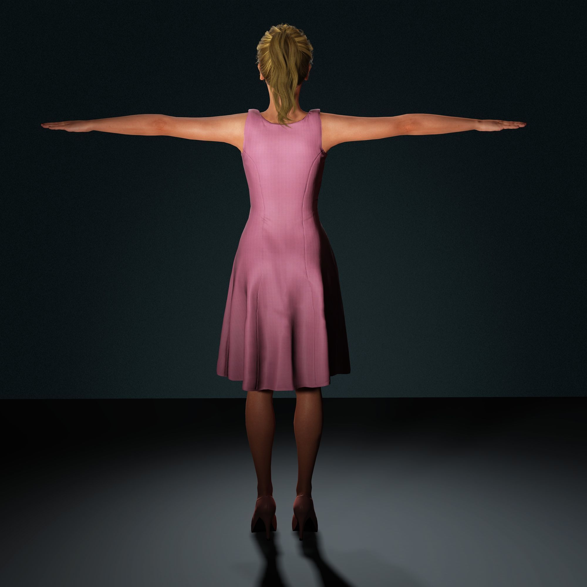 3D model Jennifer Lawrence Character VR / AR / low-poly | CGTrader