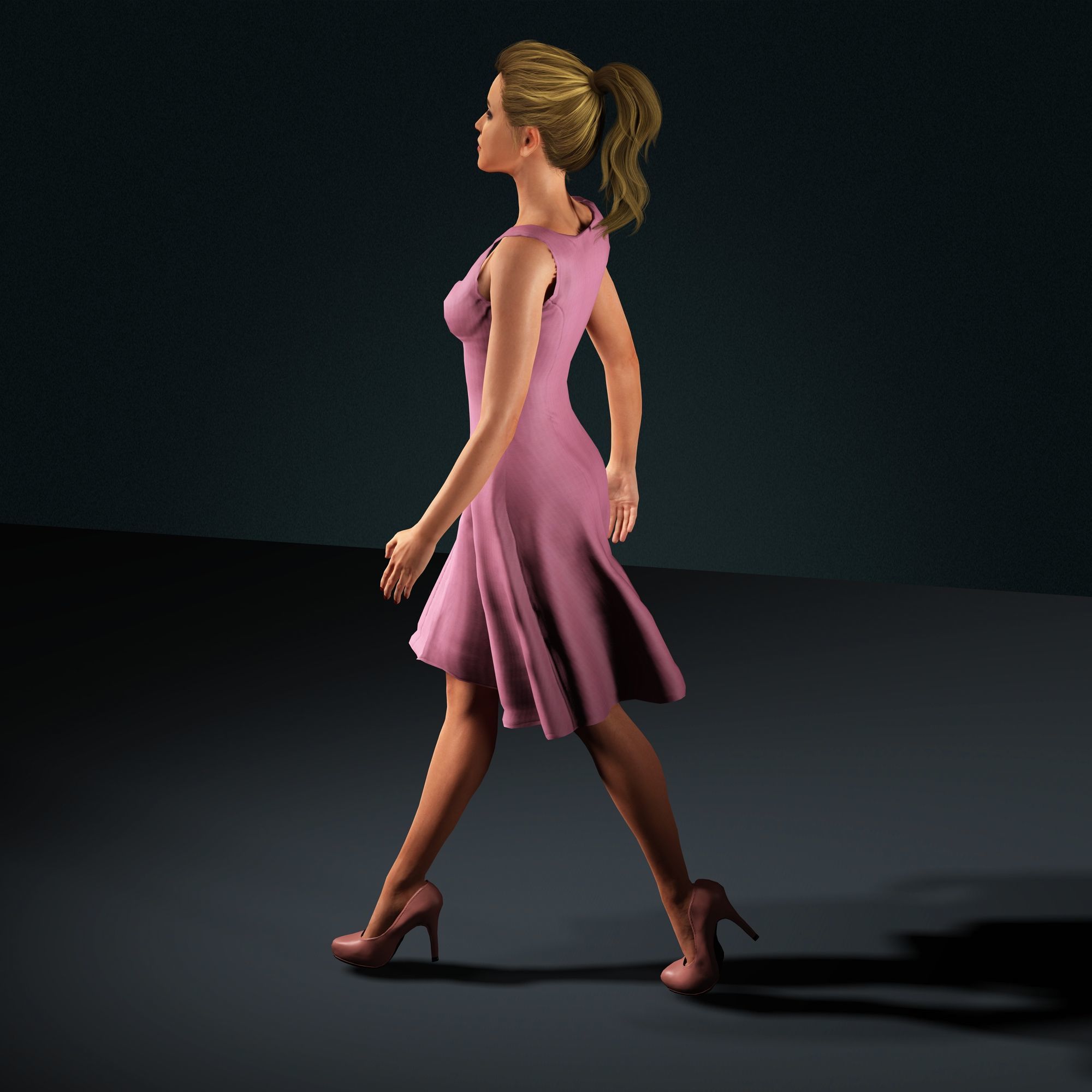 3D model Jennifer Lawrence Character VR / AR / low-poly | CGTrader