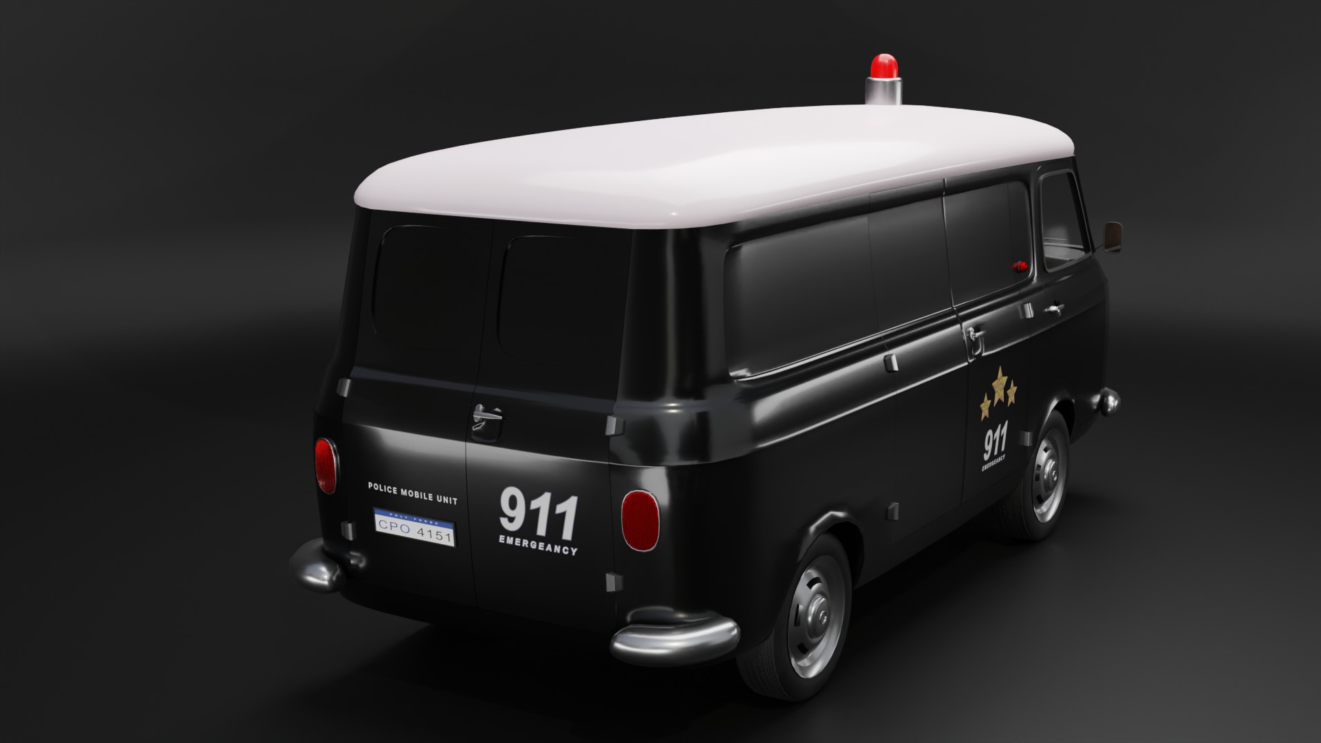 3D Model Collection Realistic Vintage Vans High-Detail Game-Ready ...