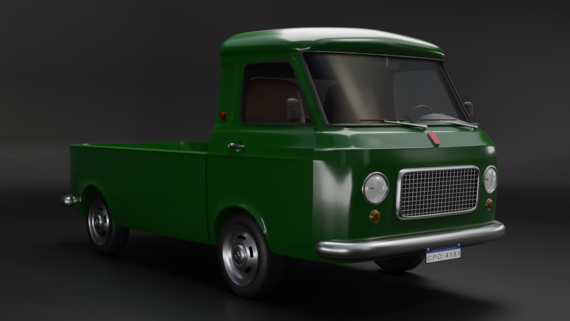 3D Model Collection Realistic Vintage Vans High-Detail Game-Ready ...