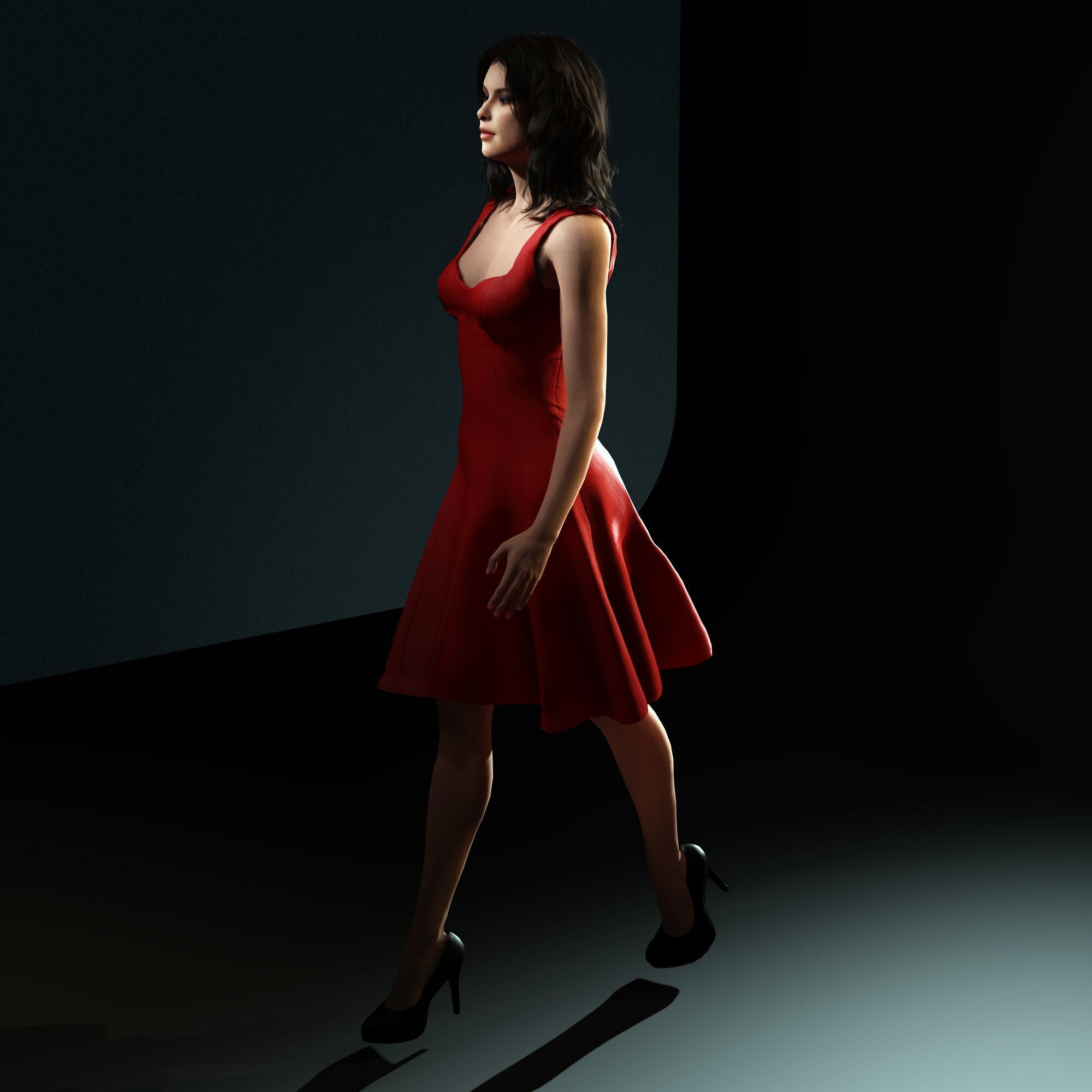 3D model Selena Gomez Character VR / AR / low-poly | CGTrader