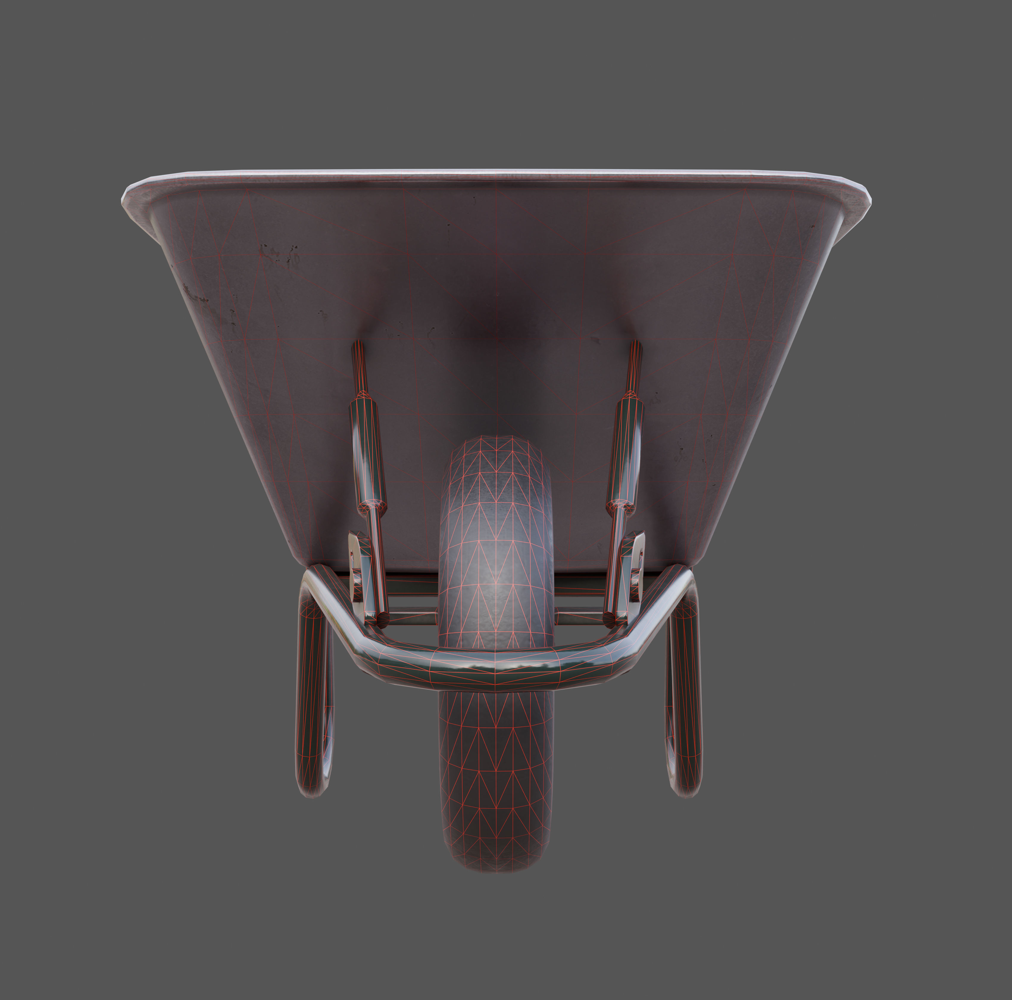 Wheelbarrow free VR / AR / low-poly 3D model | CGTrader