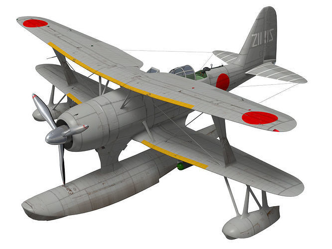 Mitsubishi F1M Pete 3D model | CGTrader