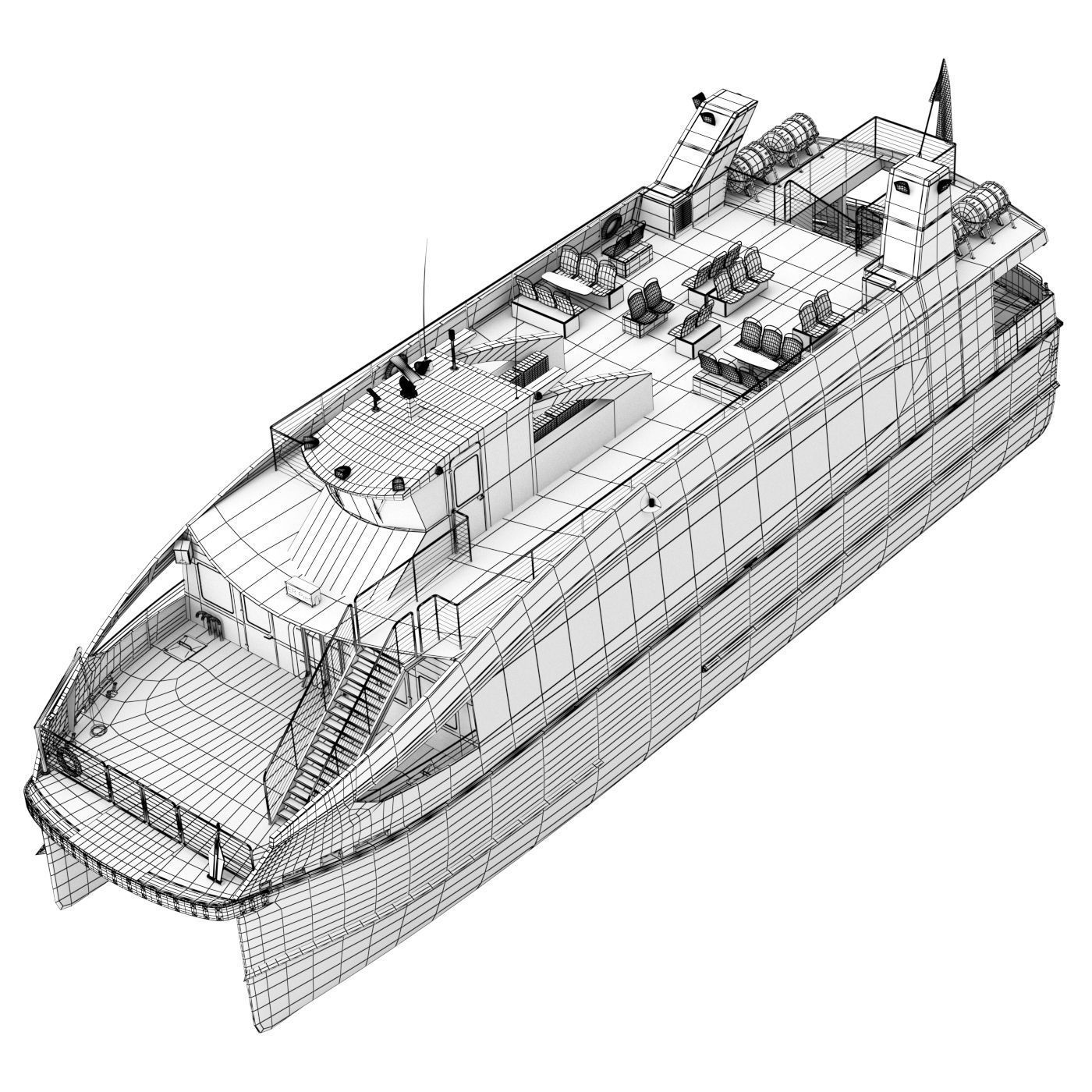 New York City Ferry 3D model | CGTrader