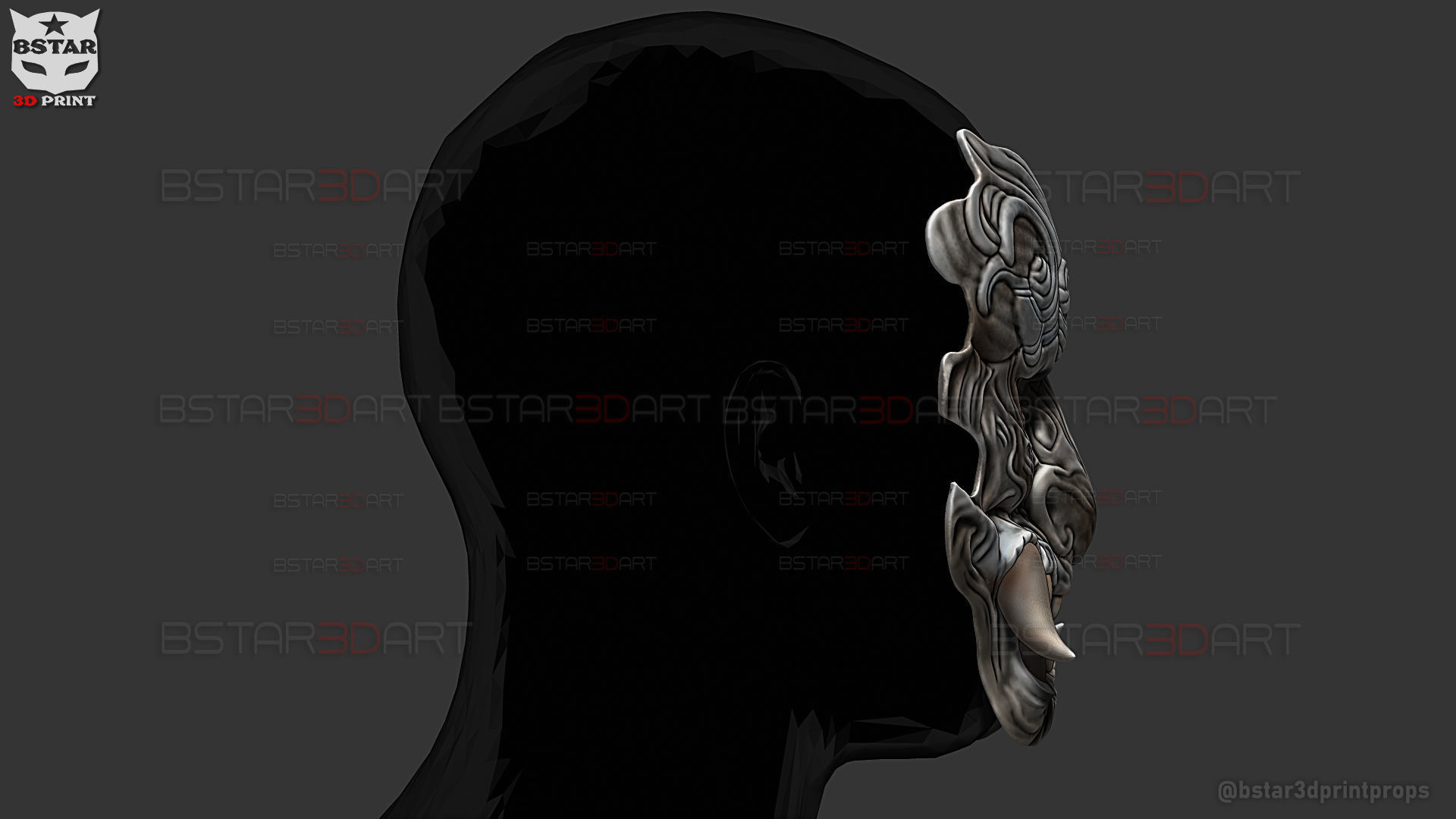 Gale Guard Beast Face Mask - Black Myth Wukong Cosplay 3D model 3D ...