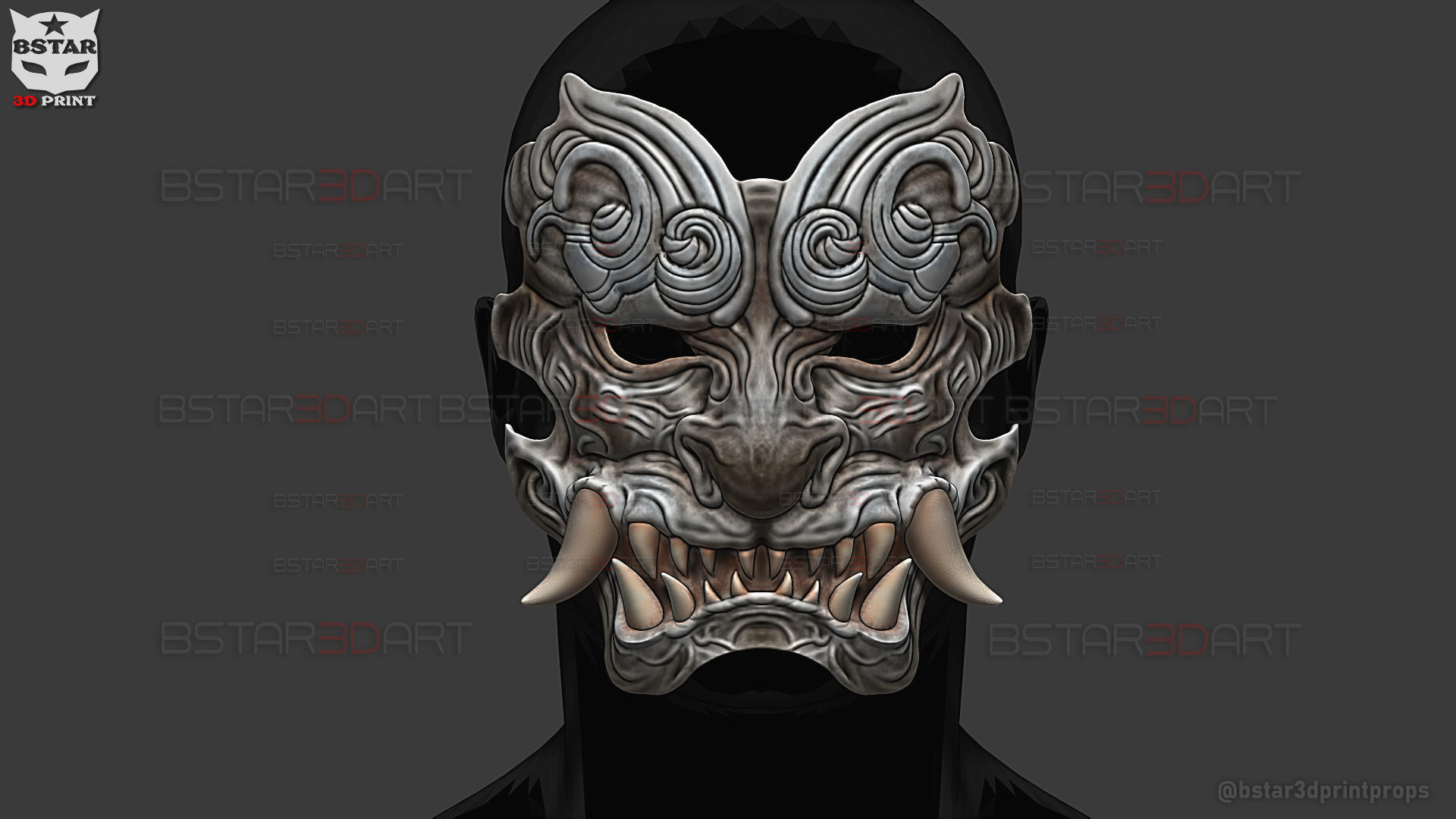 Gale Guard Beast Face Mask - Black Myth Wukong Cosplay 3D model 3D ...