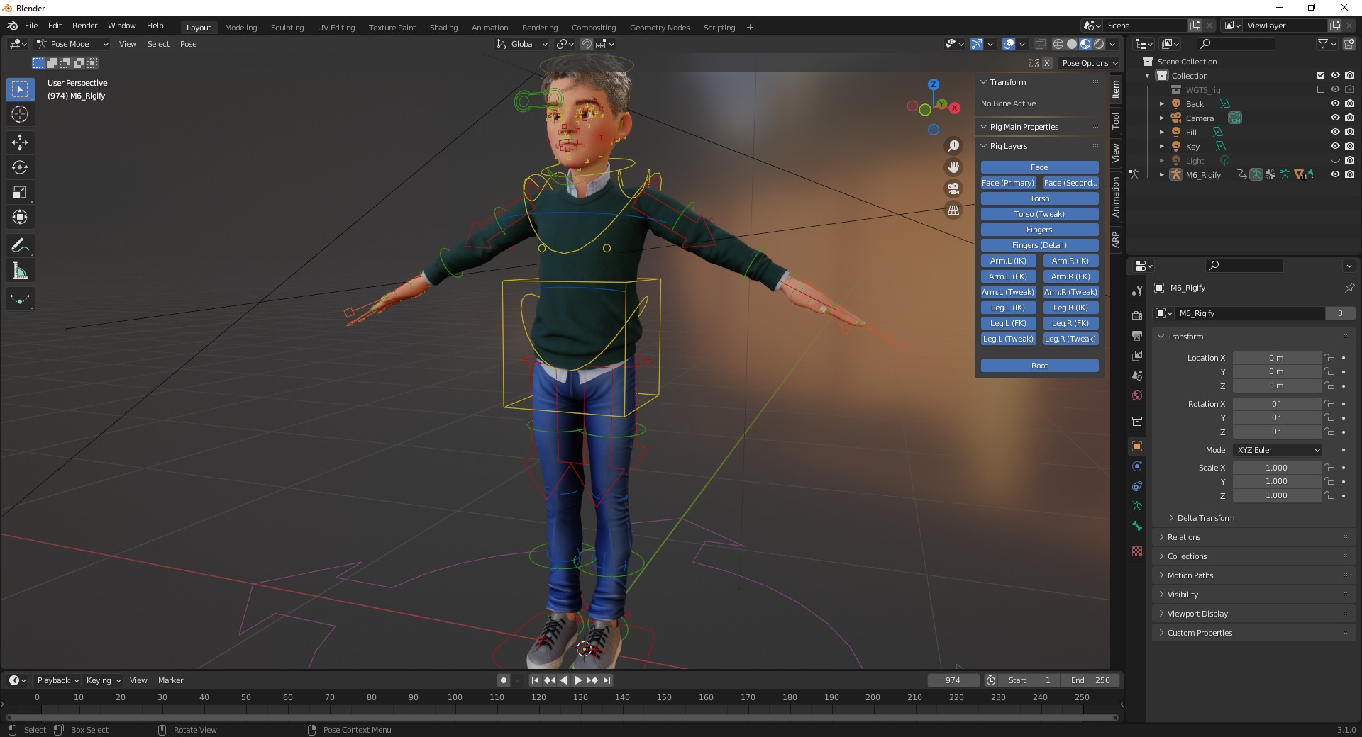 3D Model Collection Stylized Cartoon Couple Girlfriend and Boyfriend VR ...