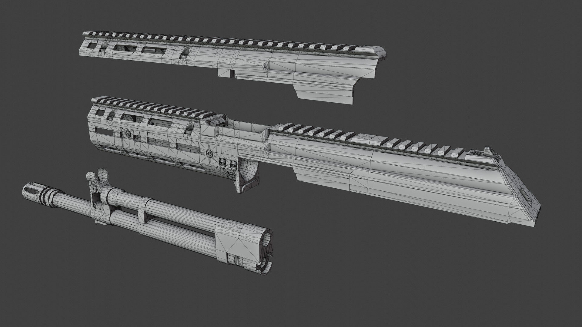 3D model SAG AK MK3 Chassis VR / AR / low-poly | CGTrader