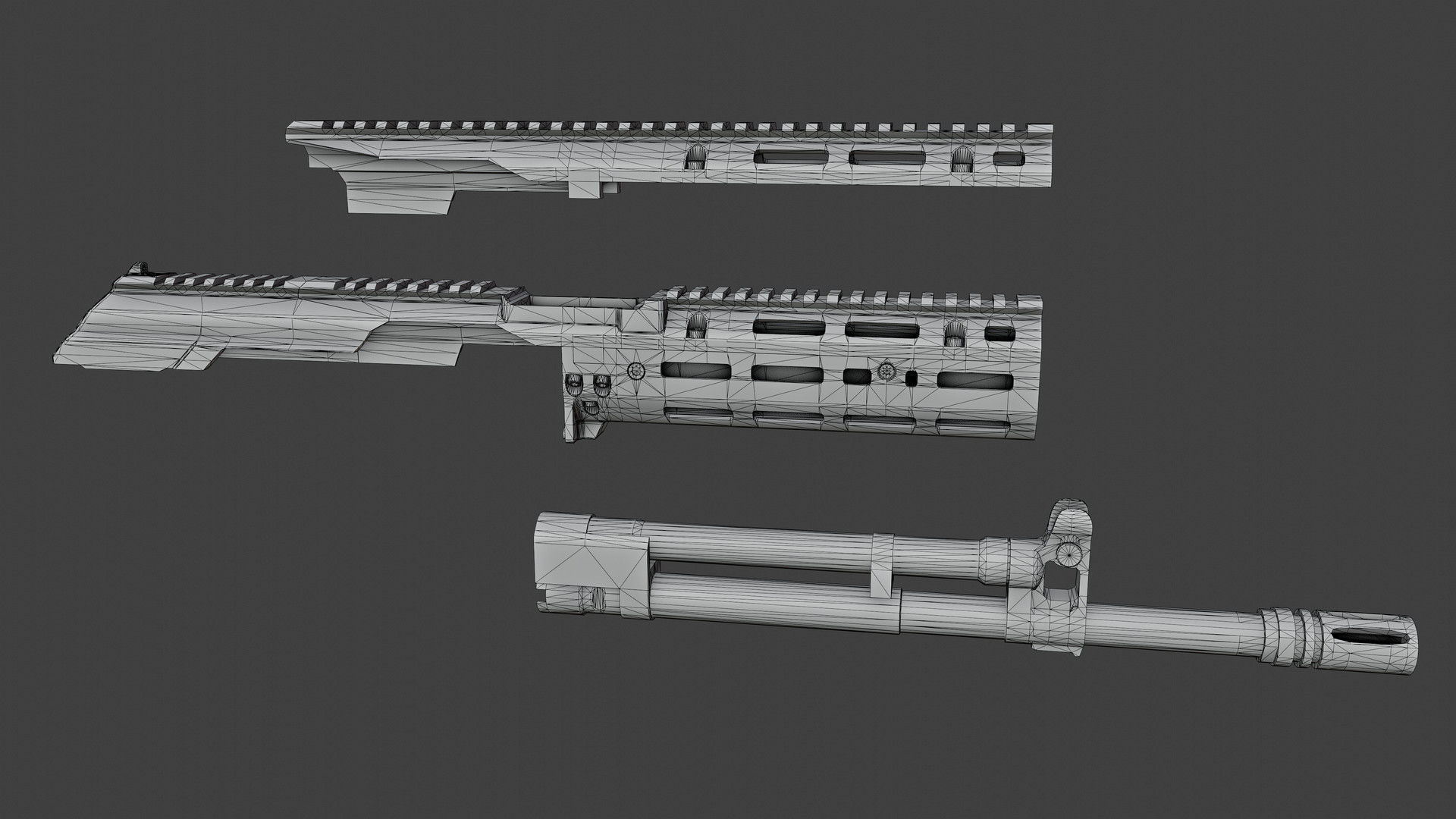 3D model SAG AK MK3 Chassis VR / AR / low-poly | CGTrader