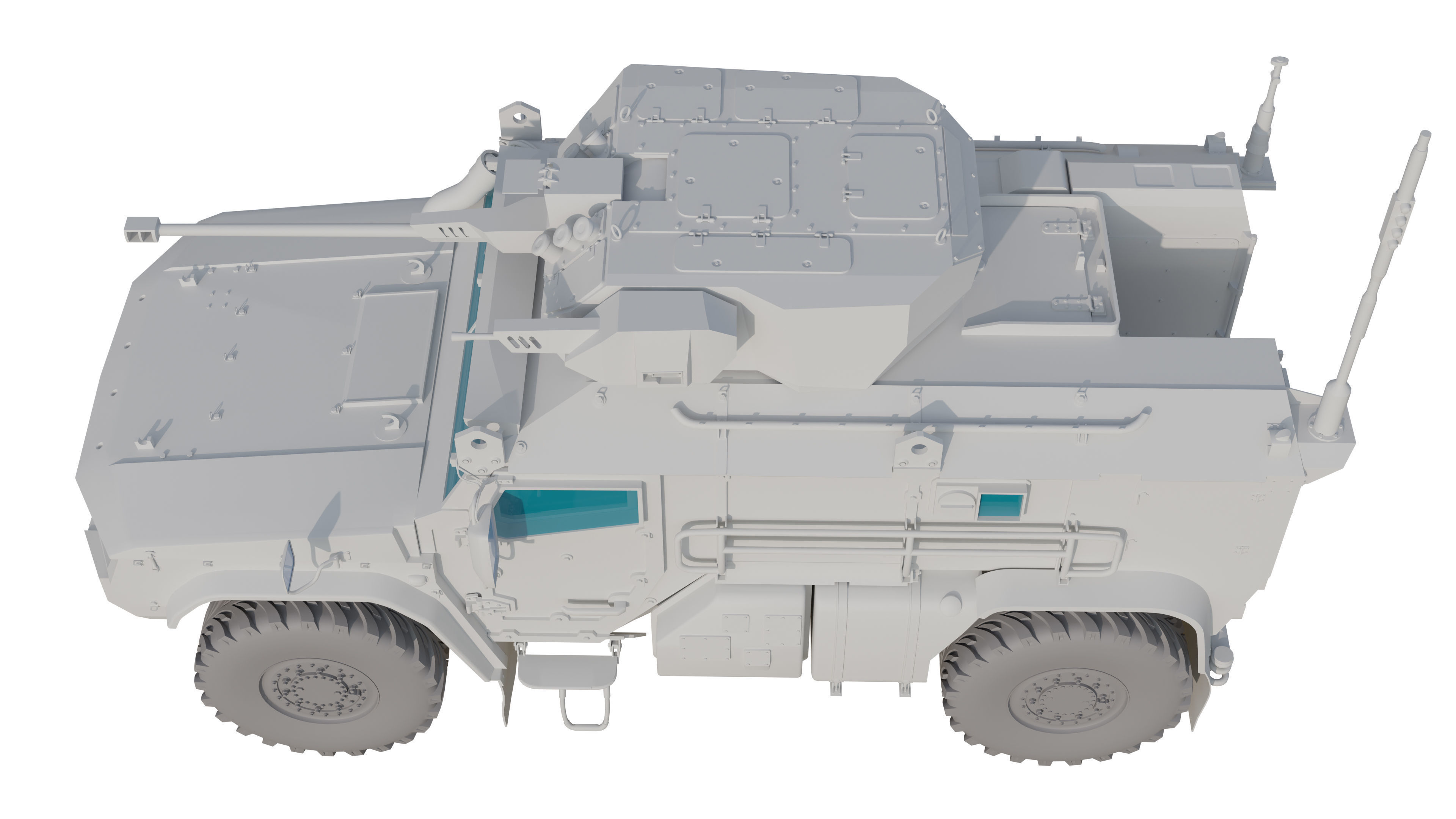 3D model Typhoon VDV Russian Armored Transport With Full Interior VR ...