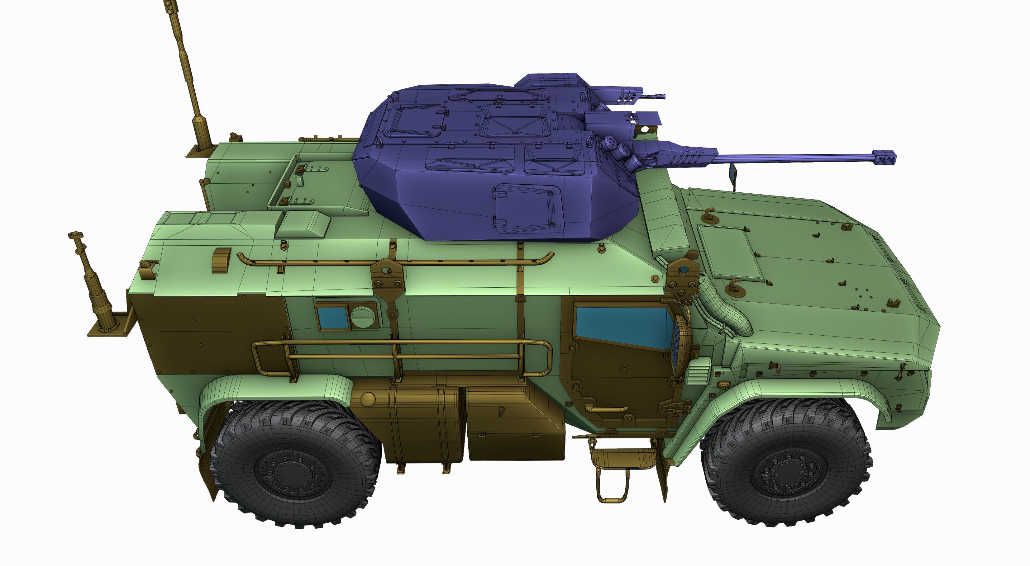3D model Typhoon VDV Russian Armored Transport With Full Interior VR ...